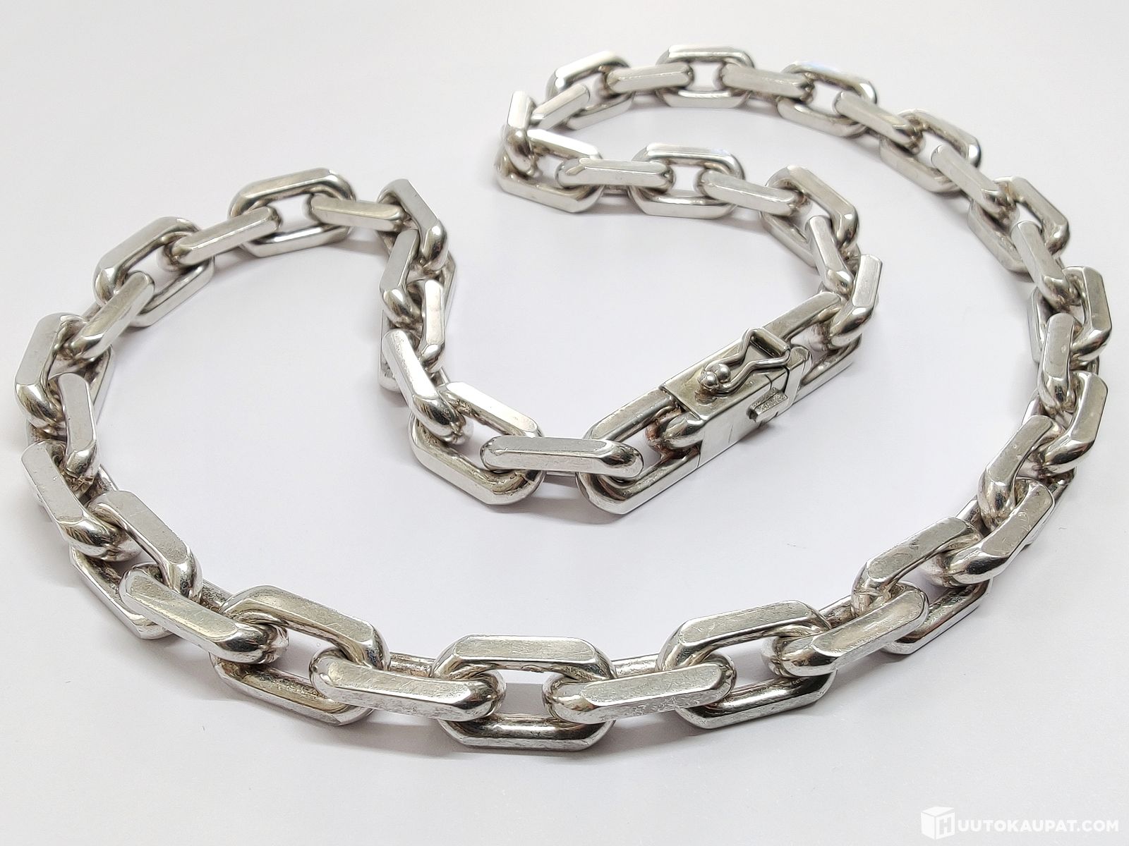 Hopeinen ankkurikaulaketju 183g (Joensuun Kultaseppä E. Toivanen) 925, Mikkeli | Huutokaupat.com