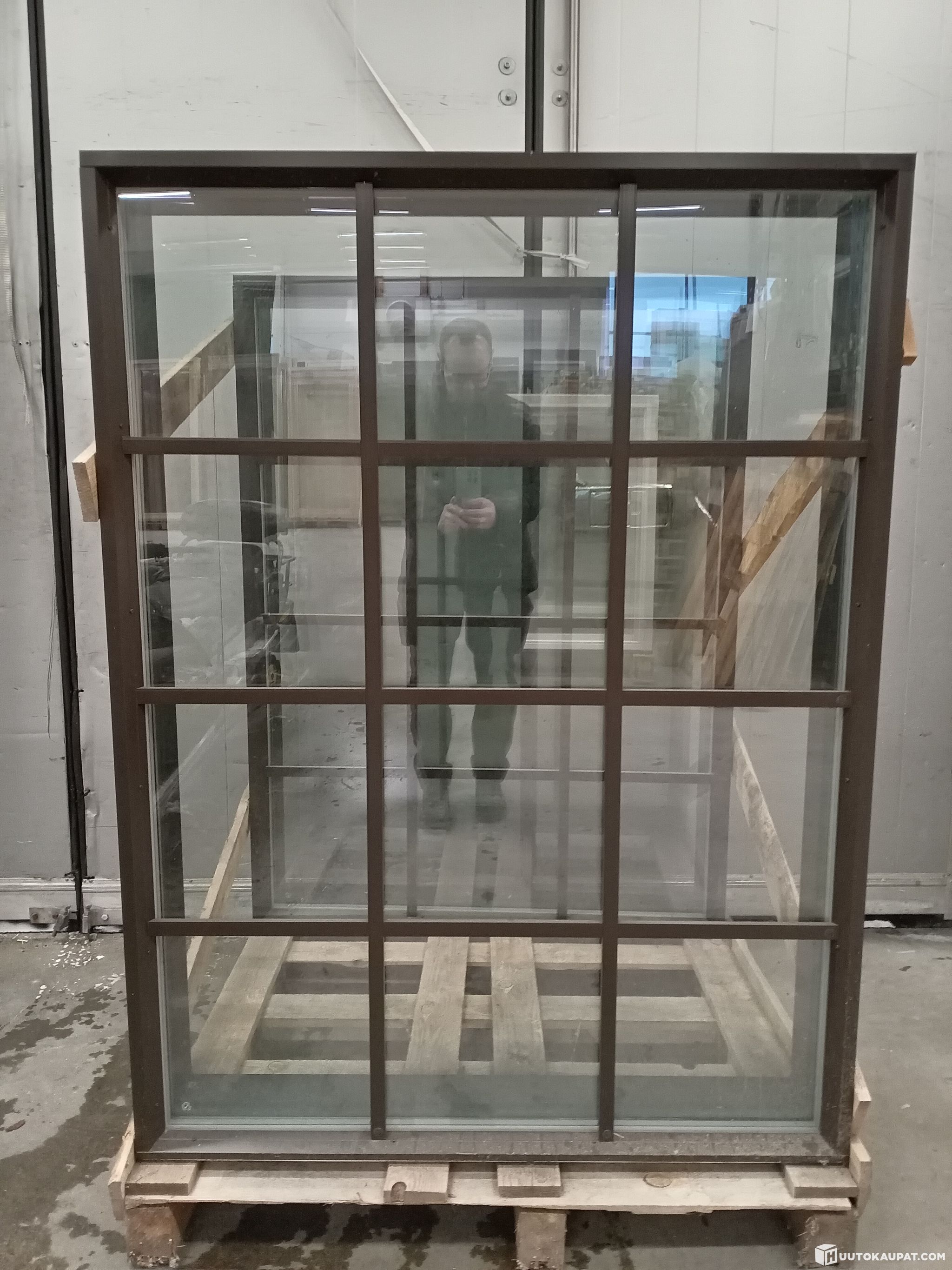 Piklas MEKA 200 kiinteä ikkuna, 1190x1590, Ruskea, 2kpl, Luoto ...