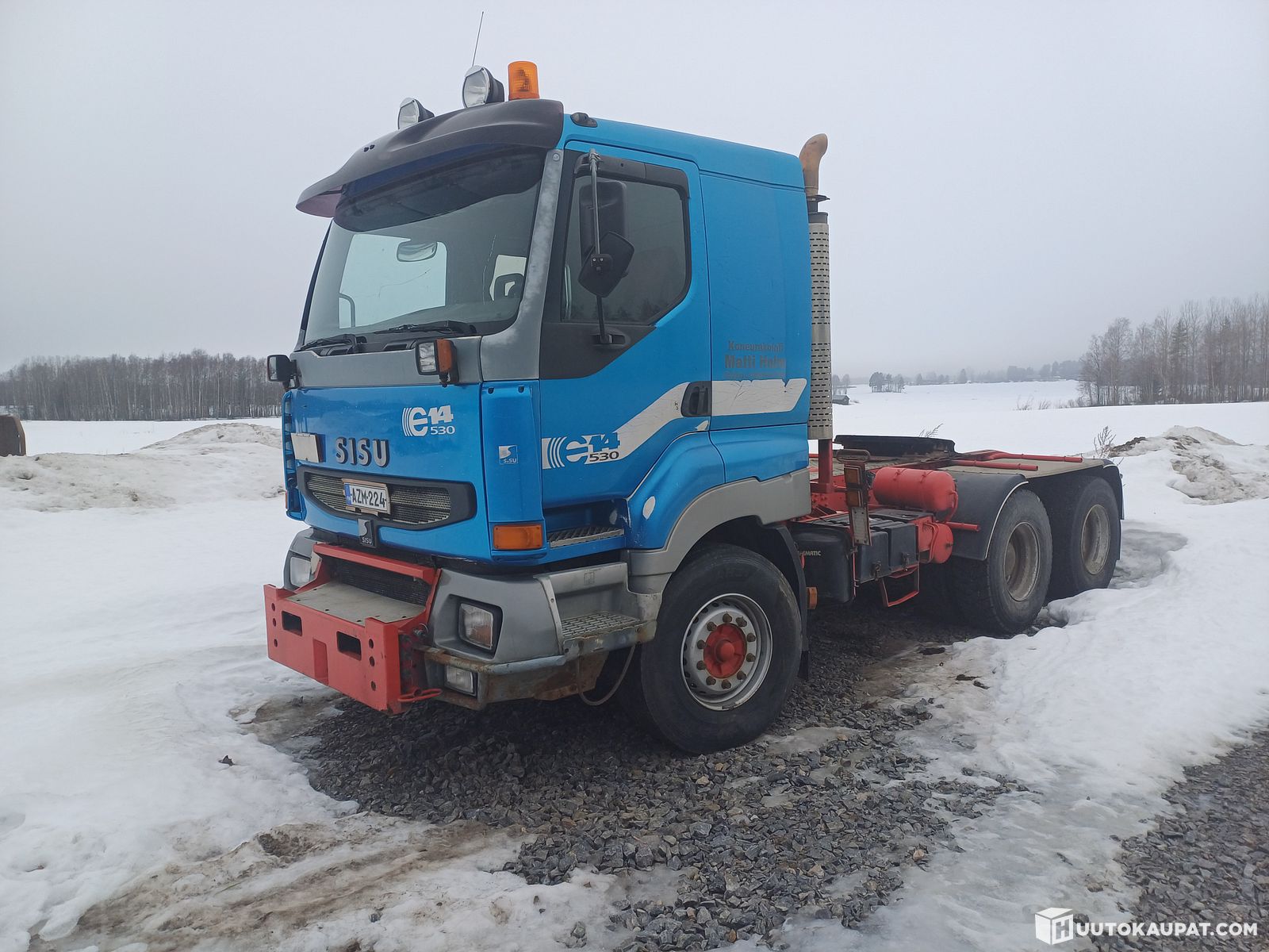 Sisu E14 530 vetoauto auravarustuksella, 1998, Evijärvi | Huutokaupat.com