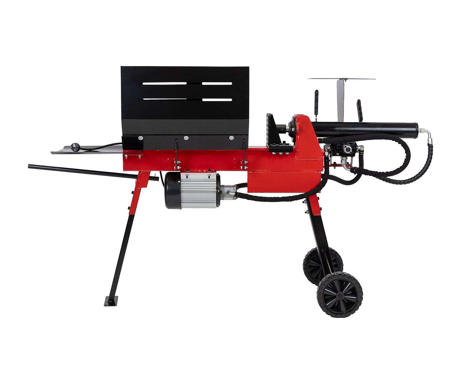 8 t log splitter with legs - Electric - Two speeds for fast splitting ...