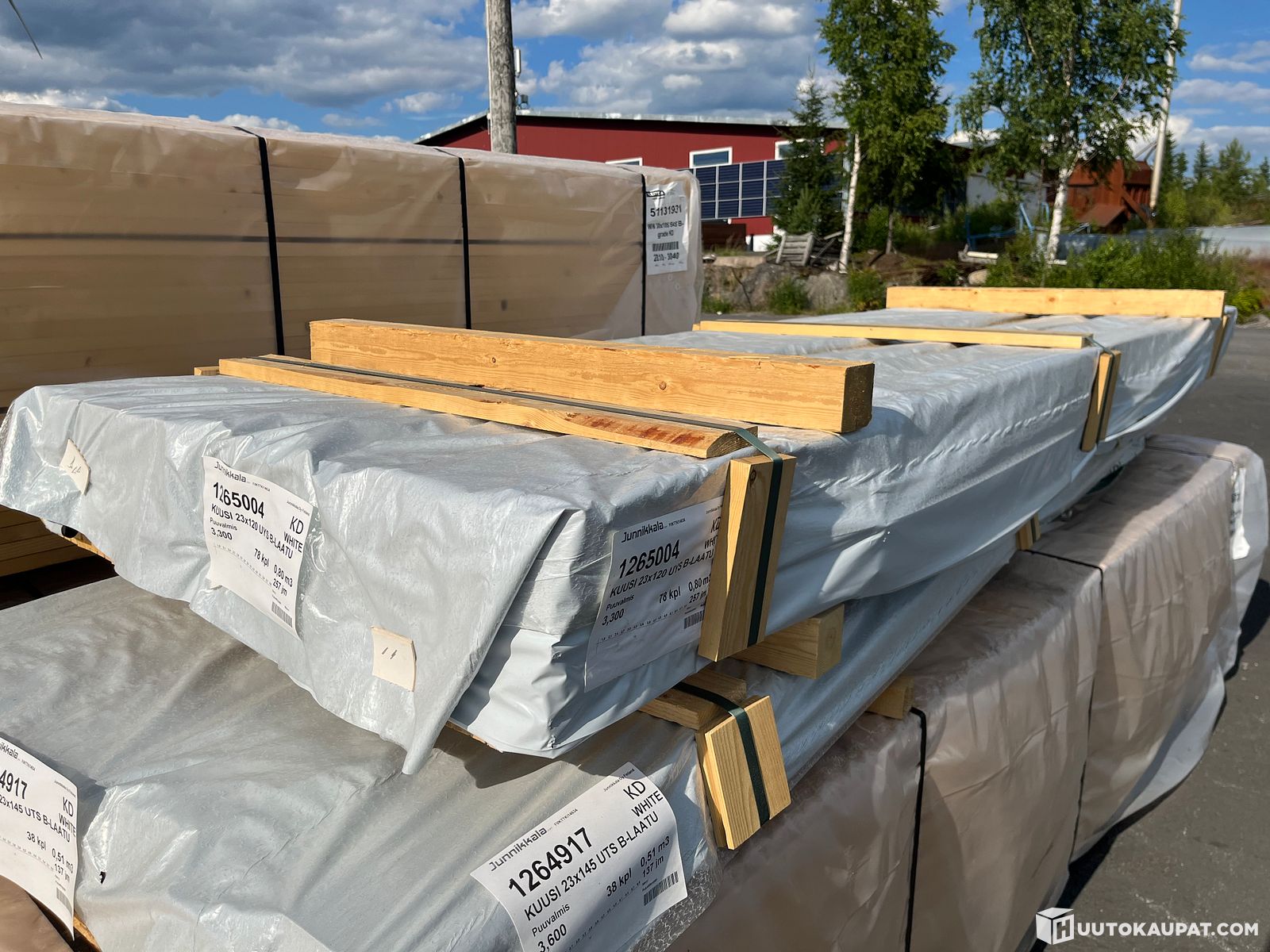 Puutavara ulkoverhoilupaneeli 23 x 120 UYS 257,4 m paketti 1265004 ...