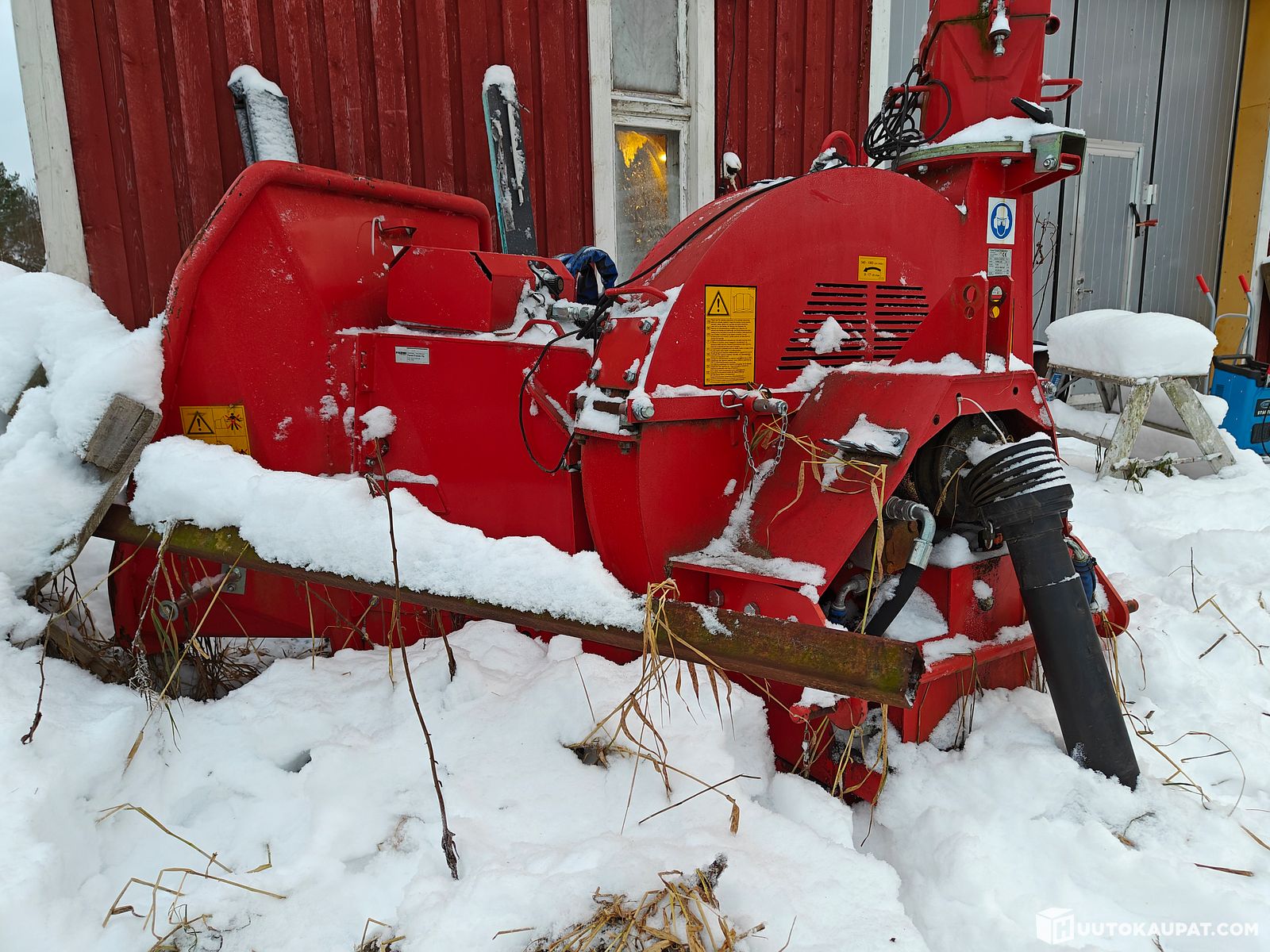 Farmi Forest HF 260 Hakkuri, 2014 , kuormain syöttö, Pudasjärvi ...
