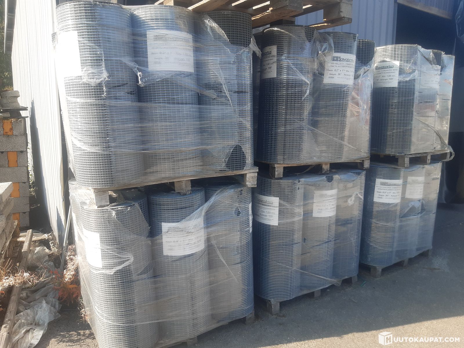 54 rullaa sinkittyä Eläinverkkoa 91cm leveyttä, Lappajärvi | Huutokaupat.com