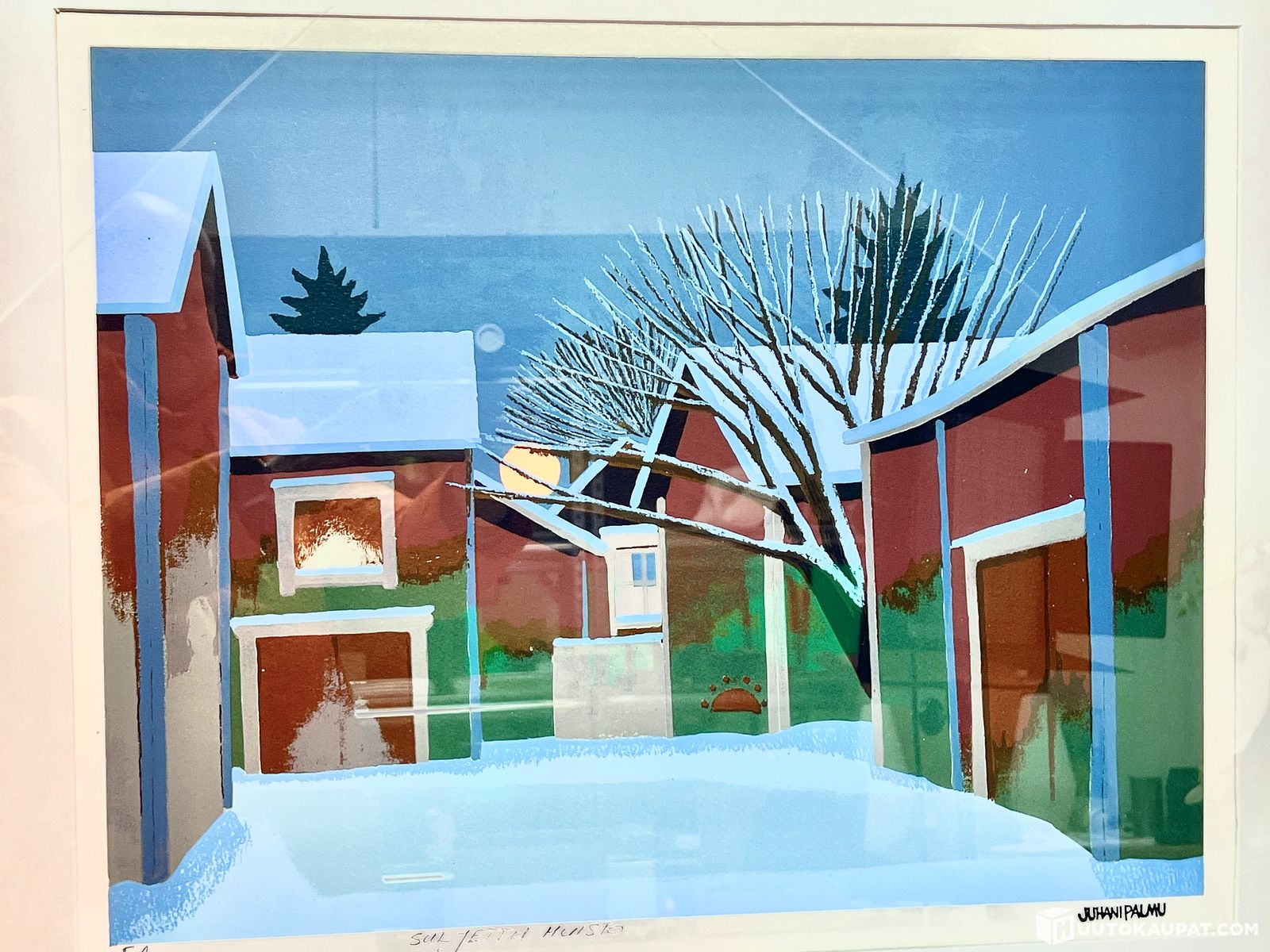 Juhani Palmu grafiikka signeerattu, Vantaa | Huutokaupat.com