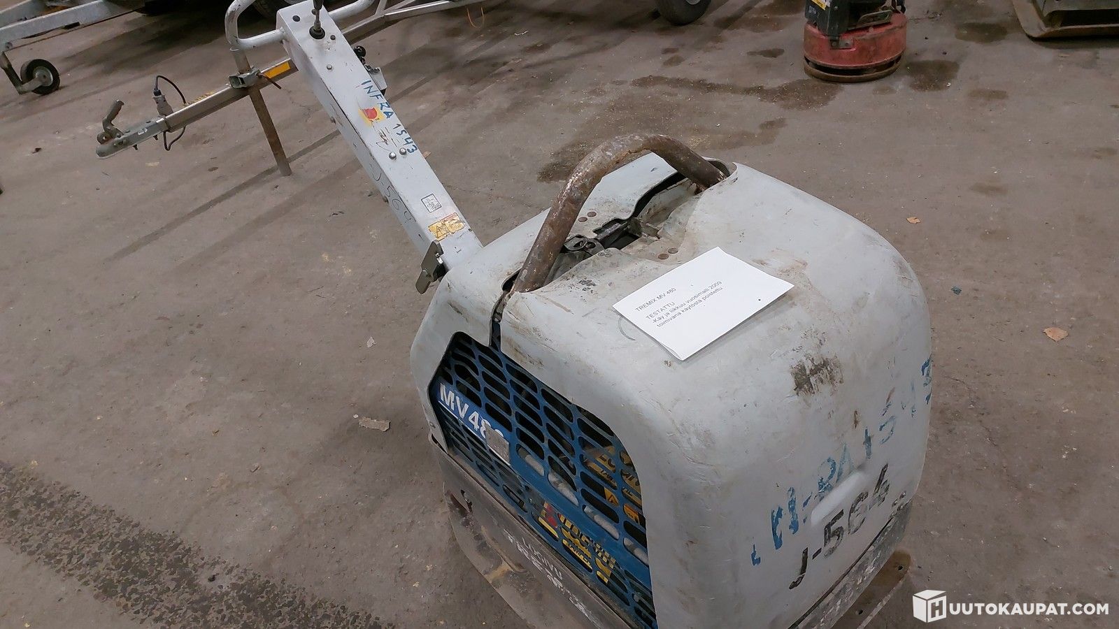 Tärylätkä nro 1 eli maantiivistäjä TREMIX MV 480, Tampere | Huutokaupat.com