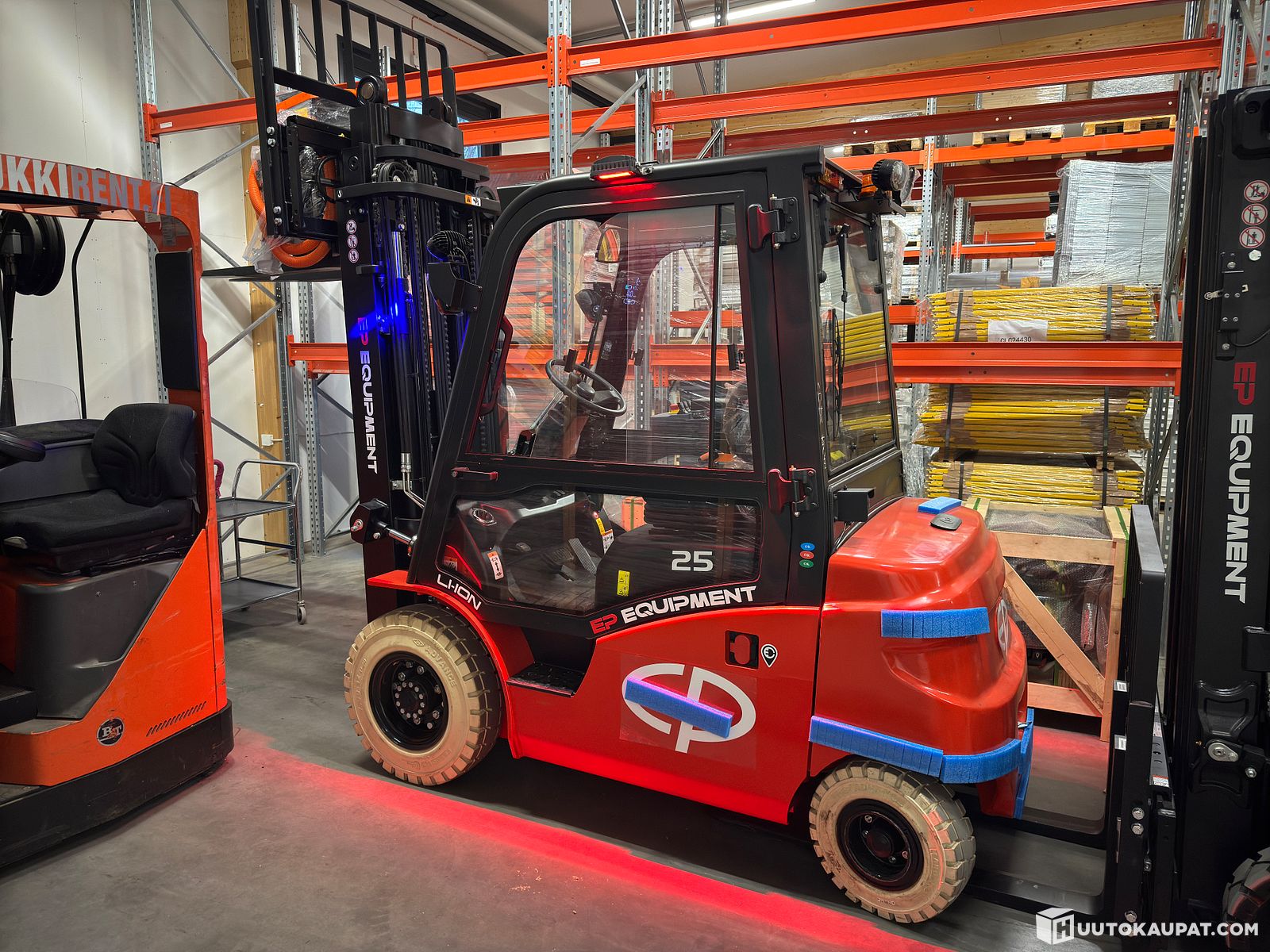 EP Equipment EFL253P Triplex 4800 Li-ion sähkövastapainotrukki, VM. 2024, Raisio | Huutokaupat.com