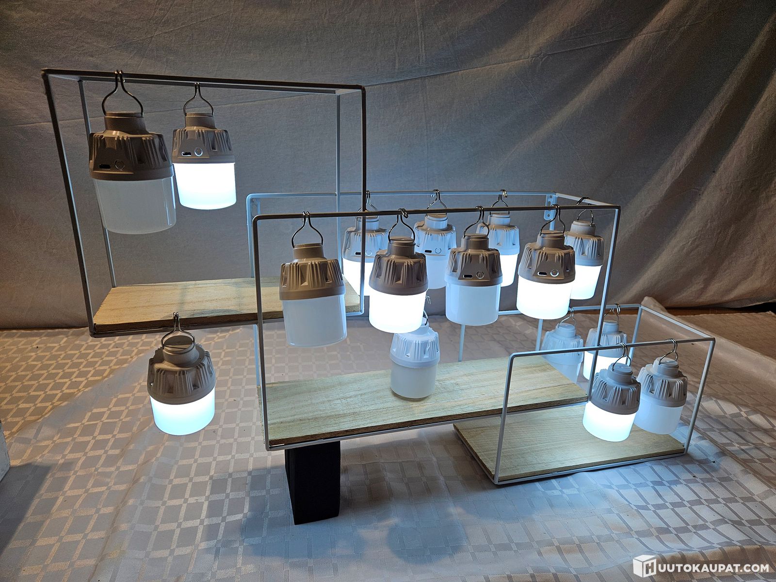 Batch of new battery-powered LED camping/emergency lamps for power cuts ...