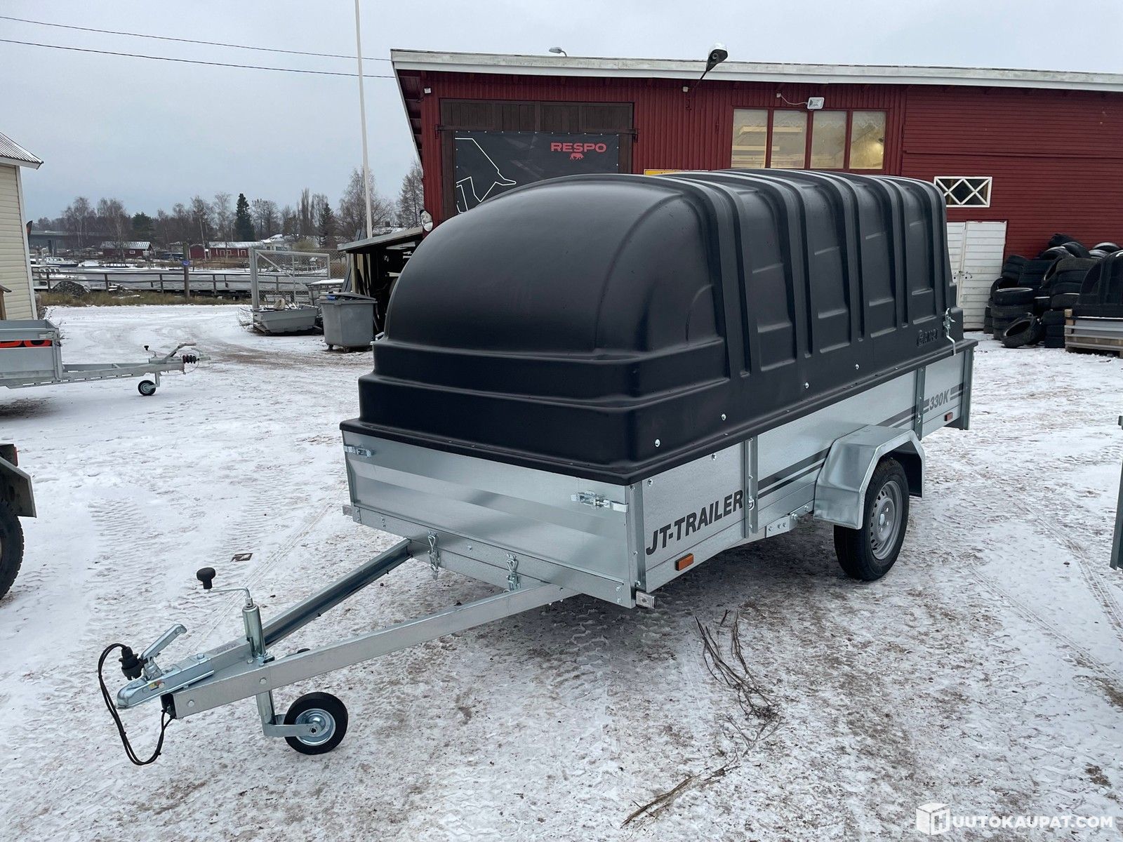 Peräkärry, kuomukärry JT-Trailer 330K, Hamina | Huutokaupat.com