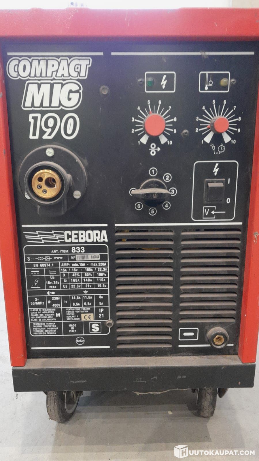 Cebora Compact MIG 190 welding machine, Pirkkala | Huutokaupat.com