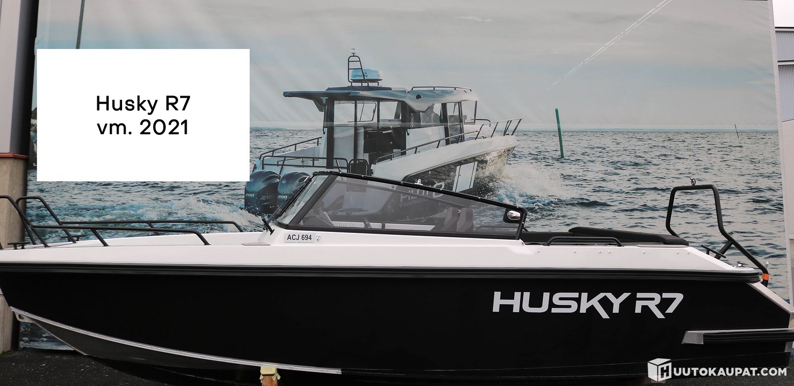 Finnmaster Husky R7 Black Edition 2021 vene, Kokkola | Huutokaupat.com