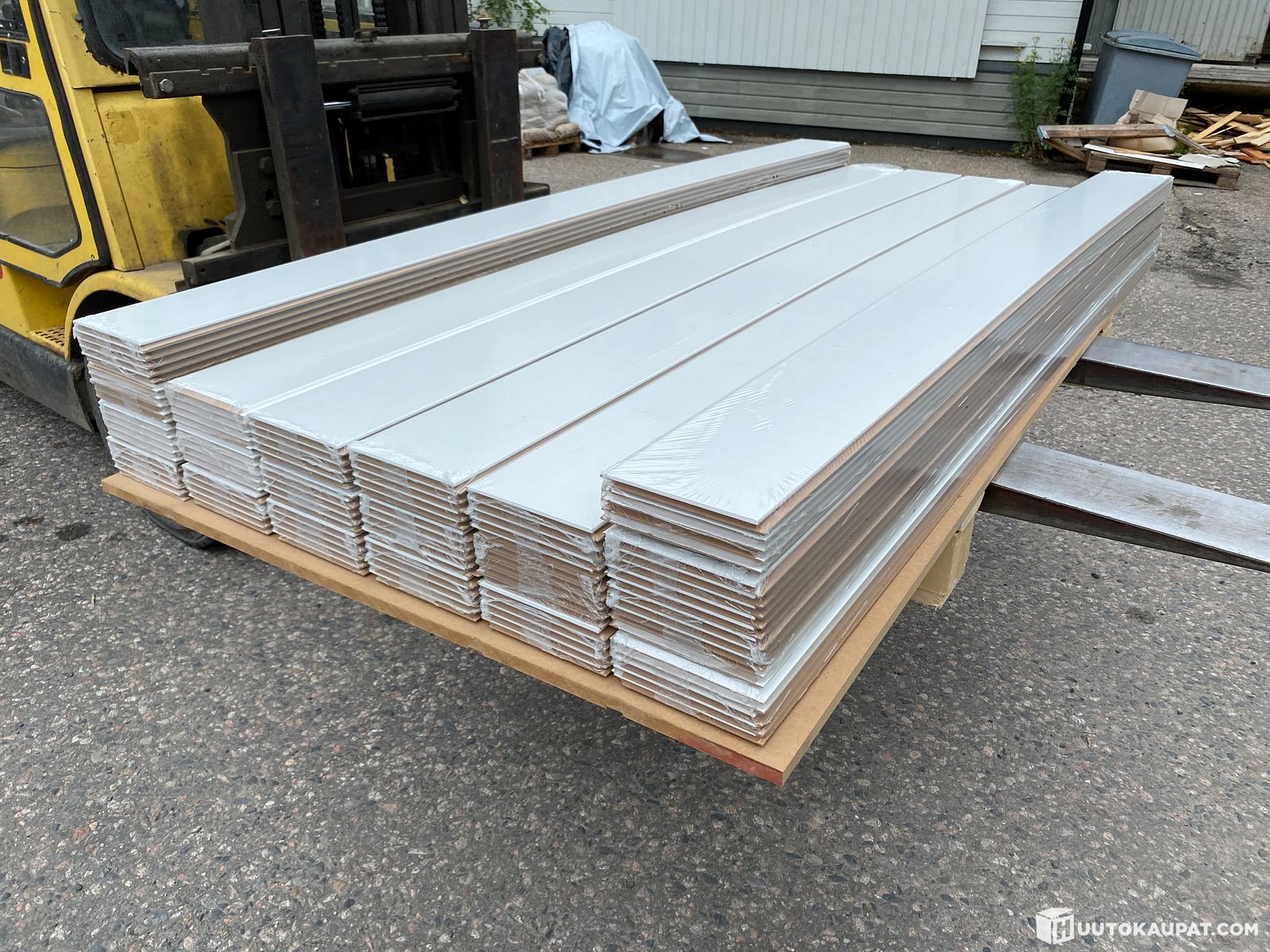 MDF sisustuspaneeli, Puoli Kiiltävä Valkoinen 10x160mm STP-0, Alavieska ...