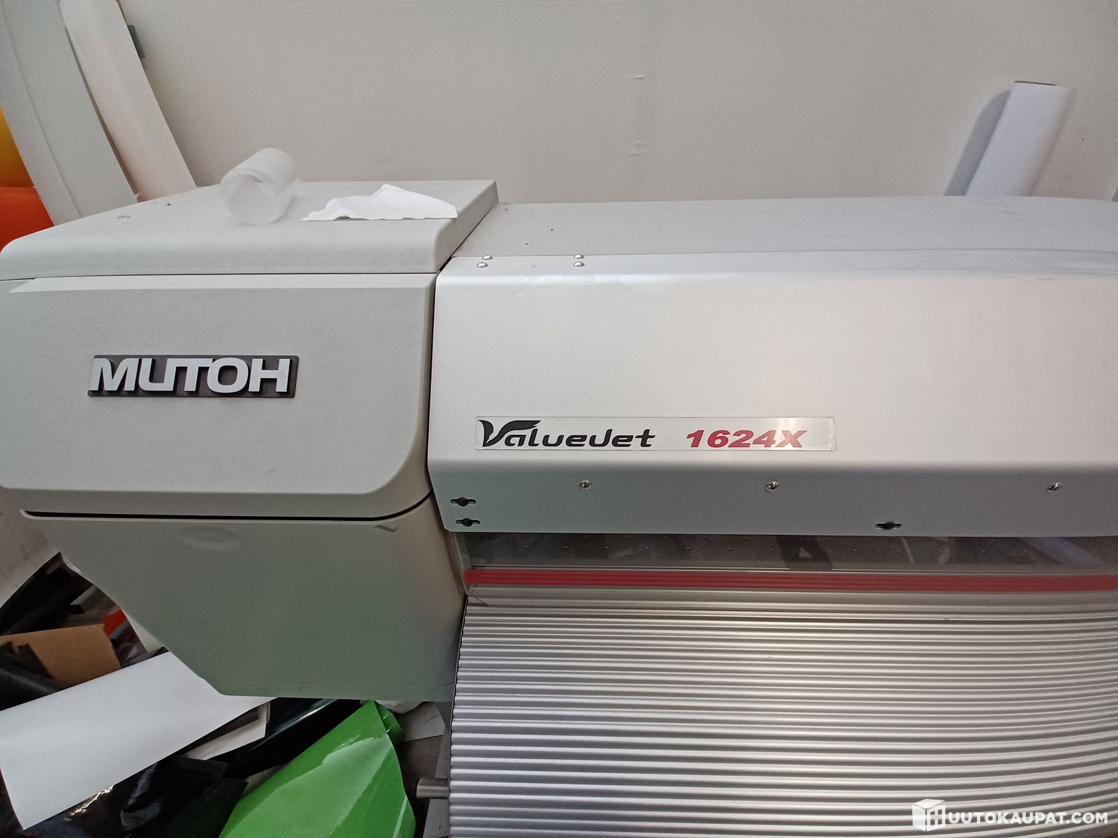 Ulosmitattu Mutoh ValueJet 1624X -suurkuvatulostin Alavudella / Utmätt ...