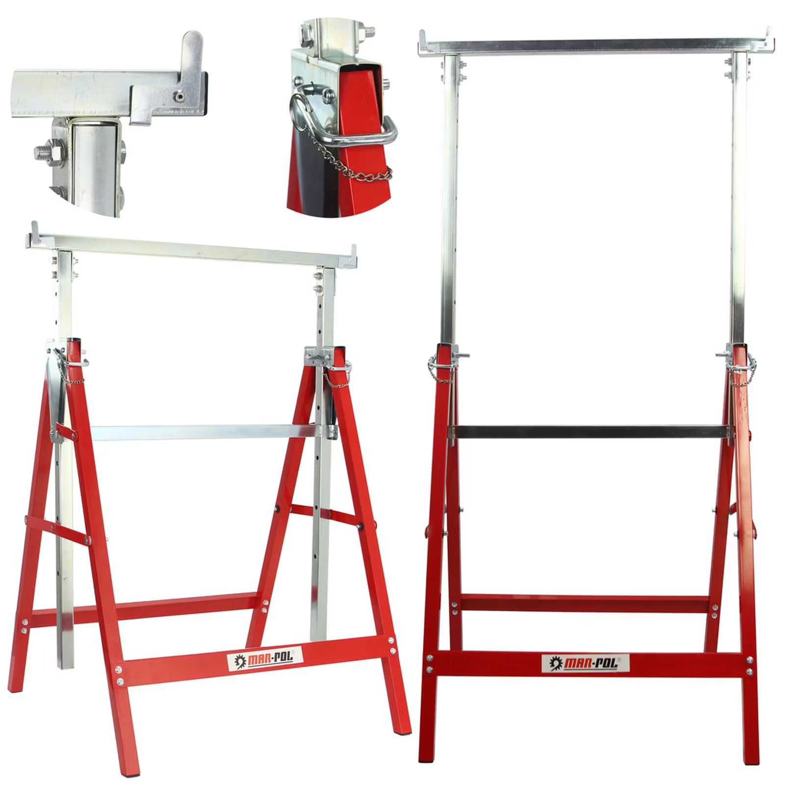 Folding trestles – set of 2 (2 x 150 kg), Isokyrö | Huutokaupat.com