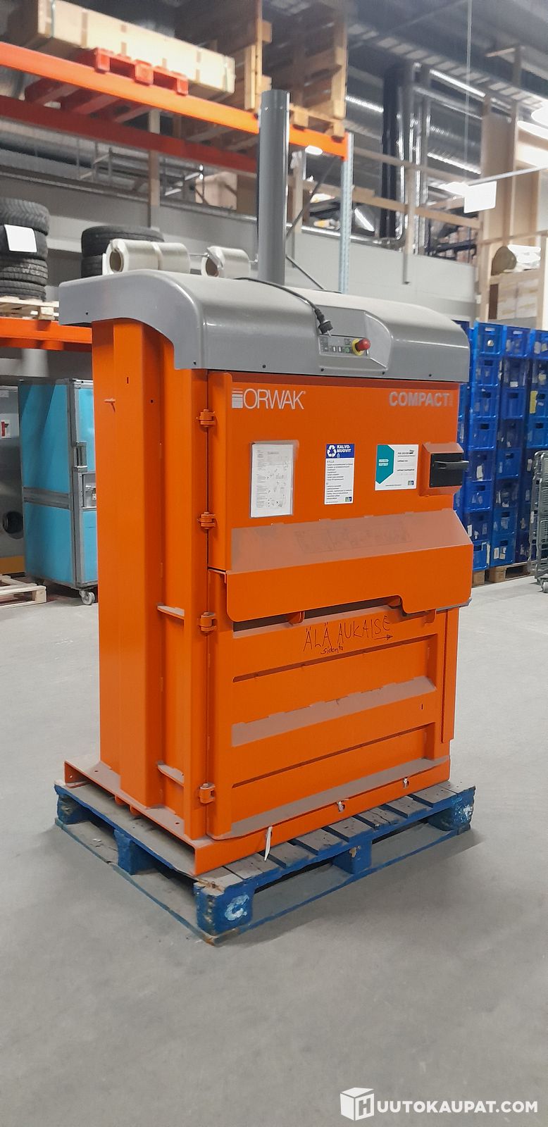 Orwak Compactor 3120 jätepahvin- ja muovinpakkaaja, Kuopio ...