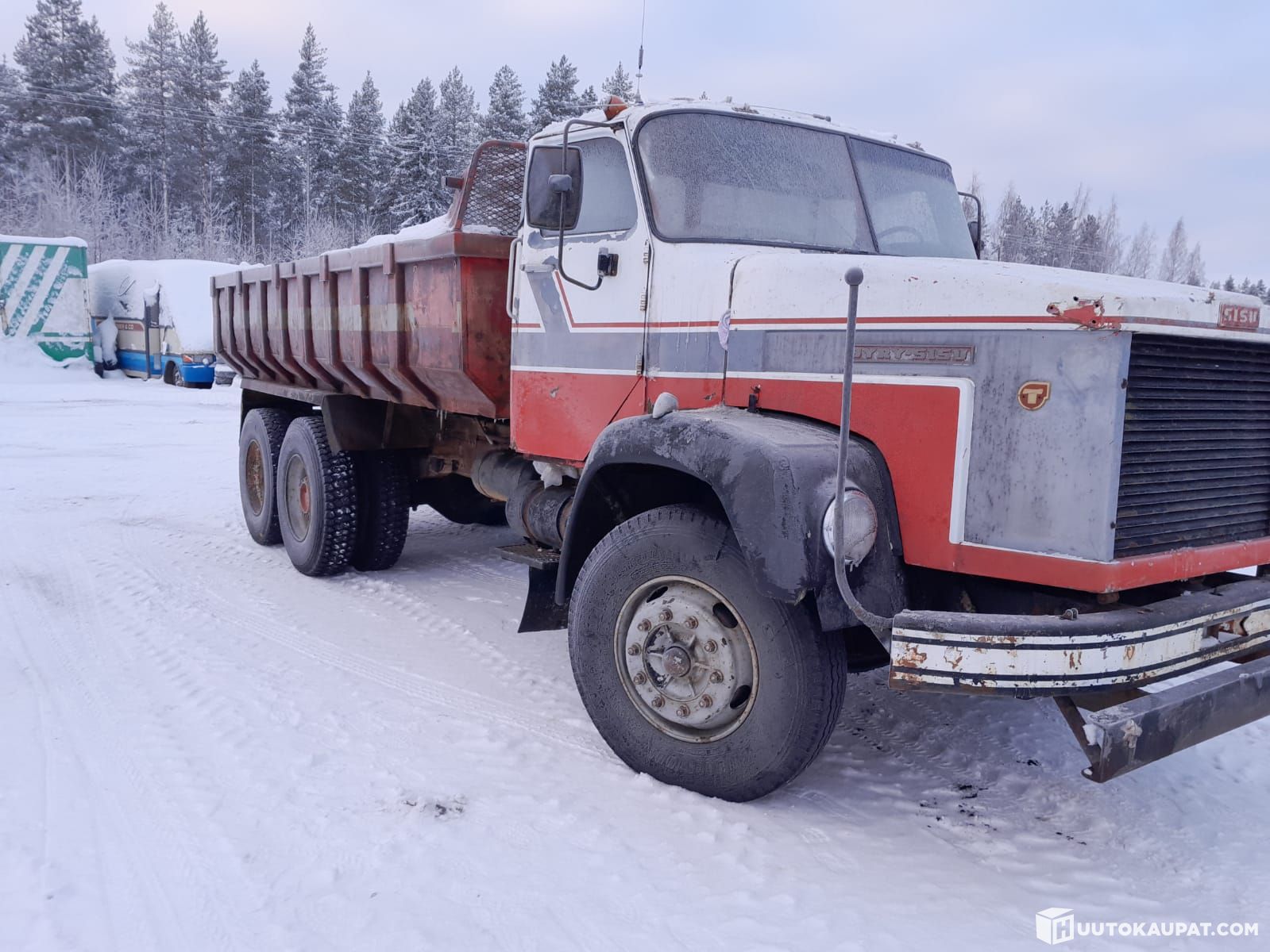 Sisu Jyry sora auto ja varaosa auto, 1973, Rautalampi | Huutokaupat.com