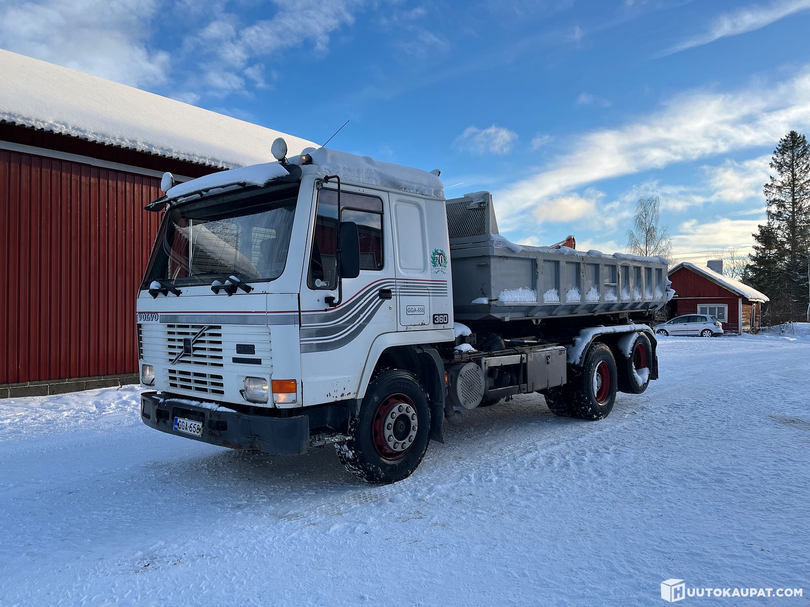 Volvo FL10, 1996, Vaijerivaihtolavakuorma-auto, Inkoo | Huutokaupat.com