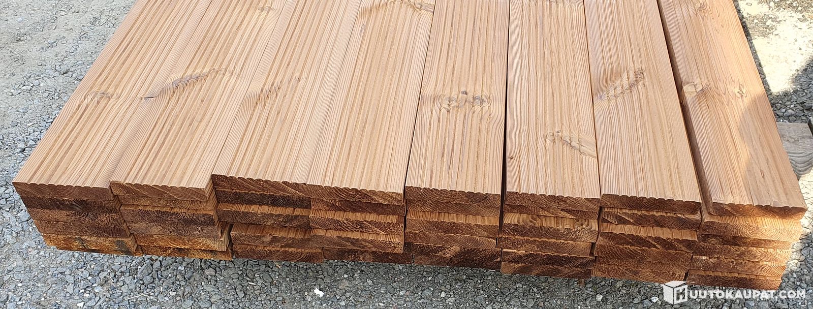 Terassilauta lämpökäsitelty 26x142mm uritettu n.201metriä, Teuva ...