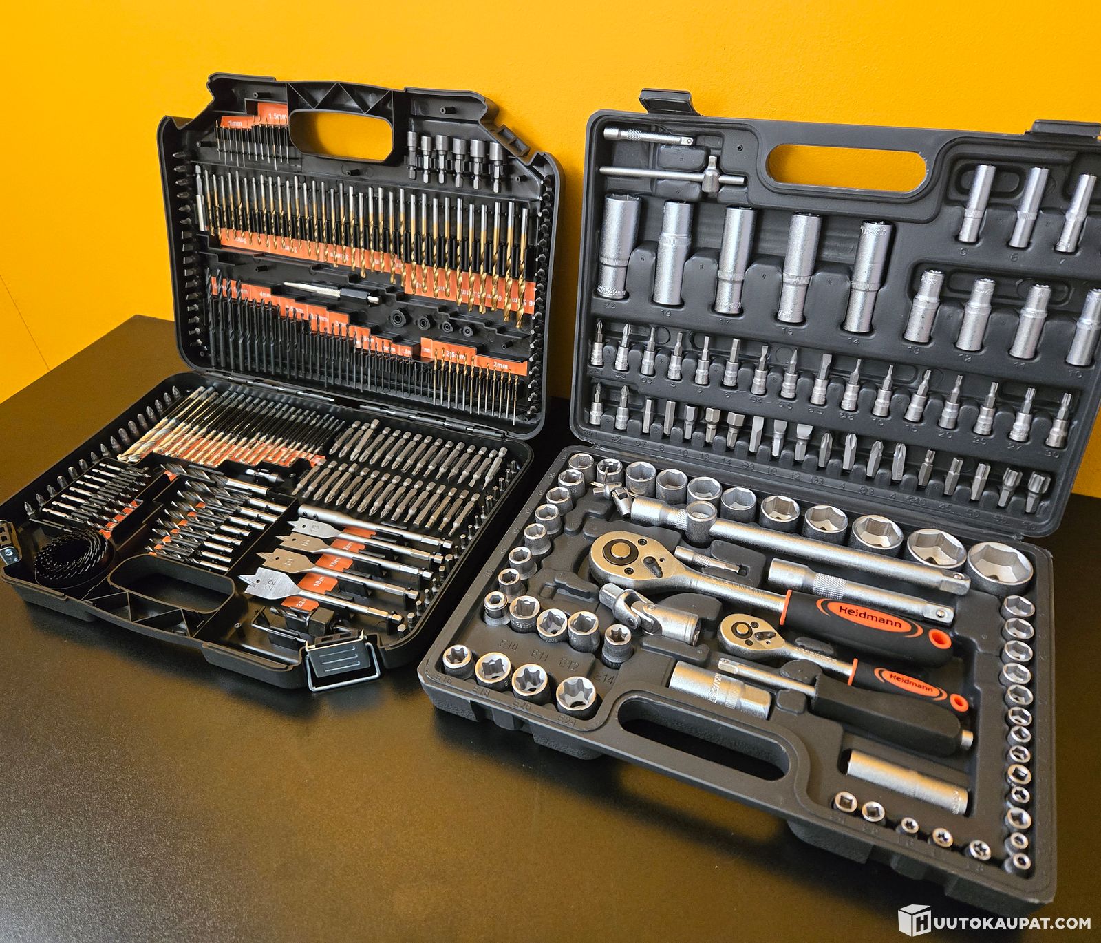 108-os ja 246-osaiset työkalusarjat, hylsyavainsarja 108-osaa ja porentaeräsarja 246-osaa ...