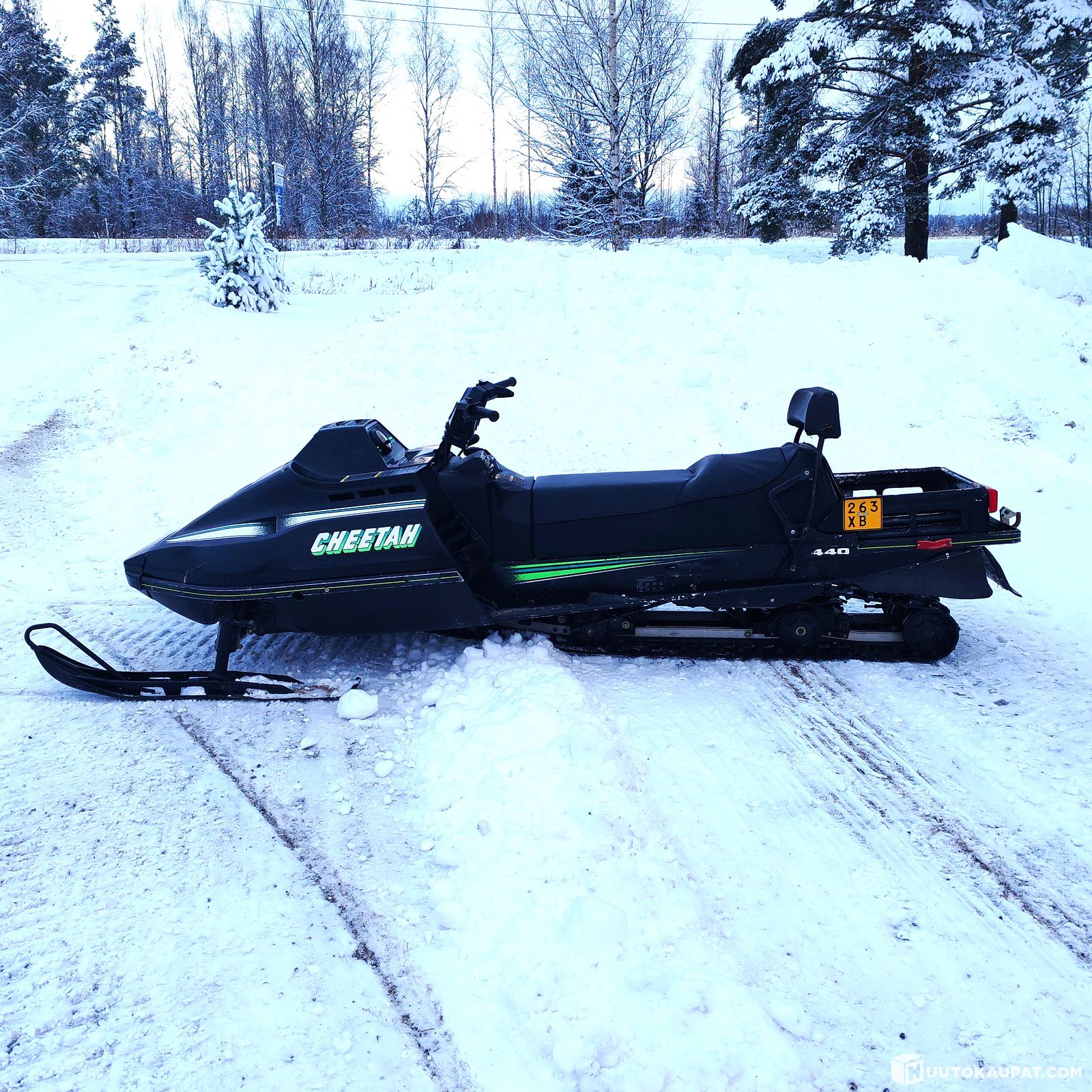 Moottorikelkka Arctic Cat Cheetah, Vaihteet, pitkä alusta, Taittoperä ...