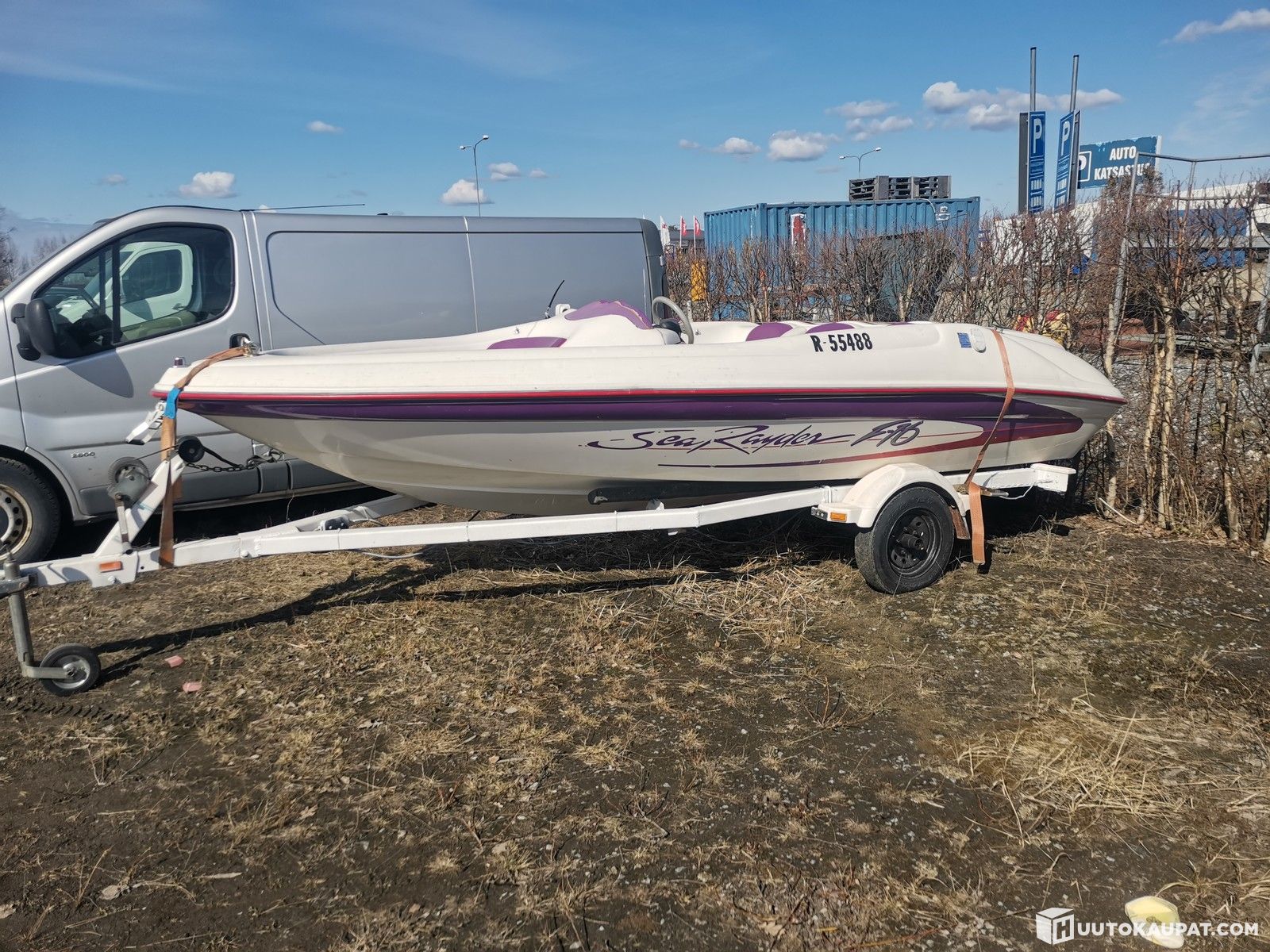 Sea Rayder F16 Jet Boat 120 Hp, suihkuturbiini. + rekisteröity traileri ...