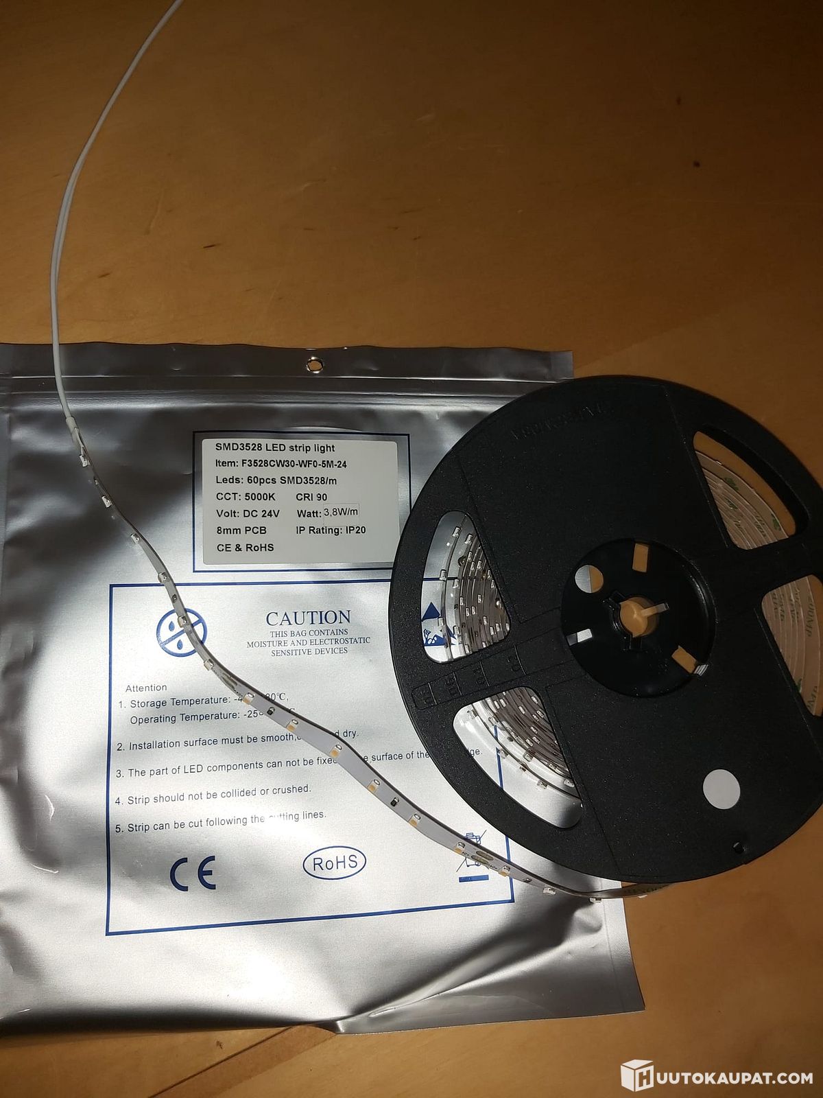 Led-nauha 5000K 24VDC 3,8W/m, Turku | Huutokaupat.com