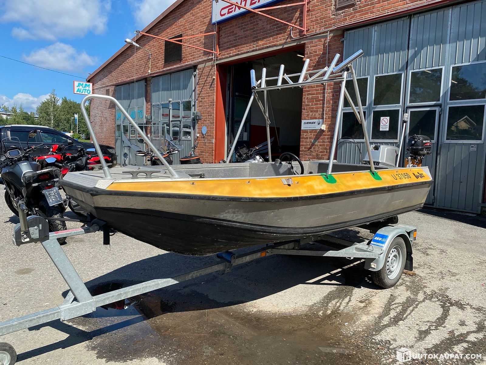 Buster Sun R + Suzuki DT40 + Suzuki DF2.5 alumiinivene, Kuopio ...