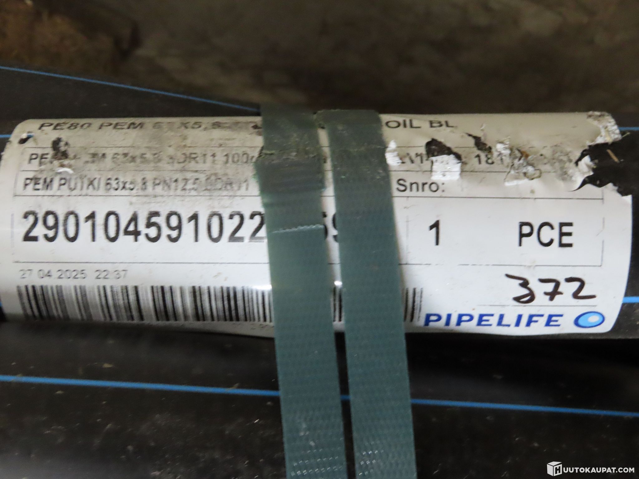 PAINEVESIPUTKI 63x5,8 SINIRAITA 200 metriä (Tukkurin listahinta 2540 ...