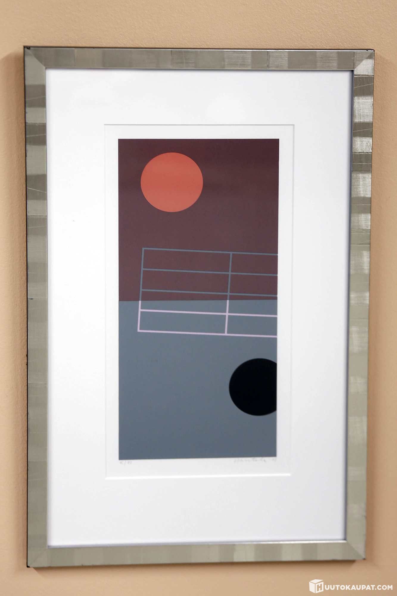 Jorma Hautala - grafiikka - signeerattu. TDT1332, Hausjärvi ...