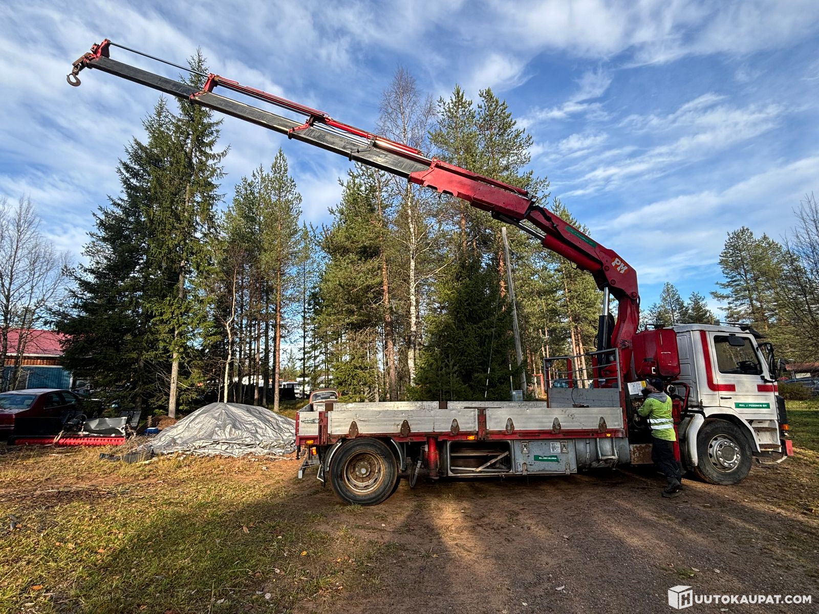 Scania 93M 230 kuorma-auto + Jämerä nosturi!, Rovaniemi | Huutokaupat.com