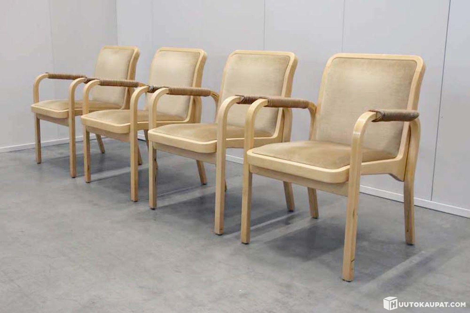 Artek E45-tuoleja 4 kpl, design Alvar Aalto. TT1/DSK/SM1400, Vantaa ...