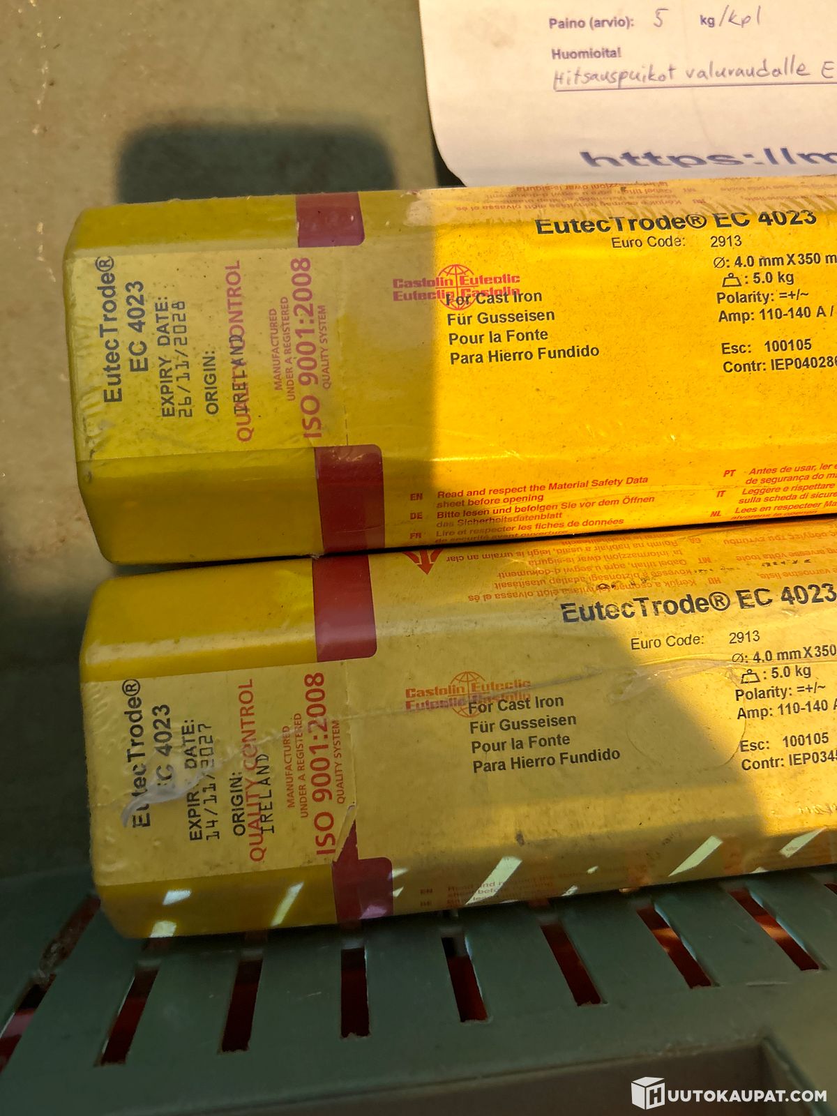 2334605 Hitsauspuikkoja valuraudalle EutecTrode EC 4023 (003), Hämeenlinna | Huutokaupat.com