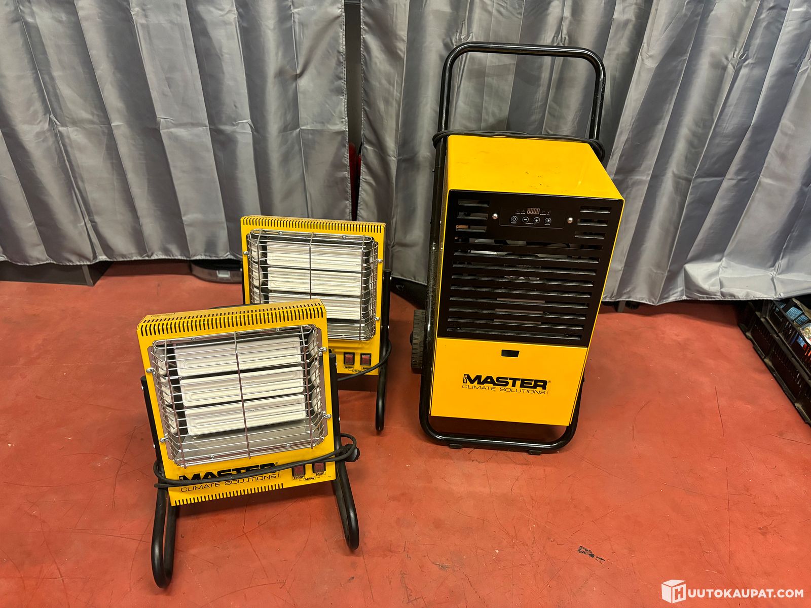 RAKENNUSKUIVAIN 27L / 24H MASTER DH26+ 2 kpl INFRAPUNALÄMMITIN 2,4KW TS 3A, Kempele ...