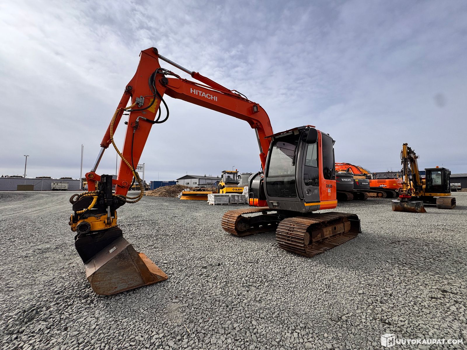 Hitachi Zaxis zx85 Mono puomilla+Encon. 2004. Telakaivinkone,, Tornio ...