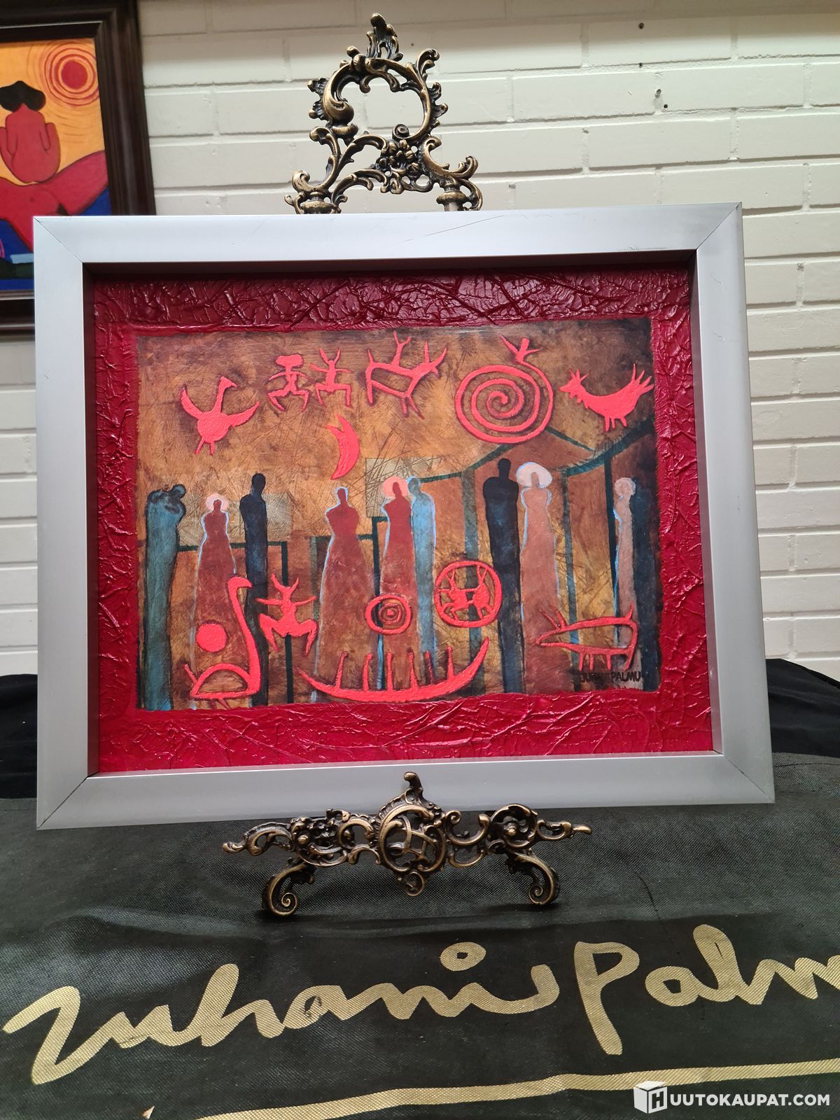 Juhani Palmu - Communication - Sekatekniikka taulu, Kauhava | Huutokaupat.com