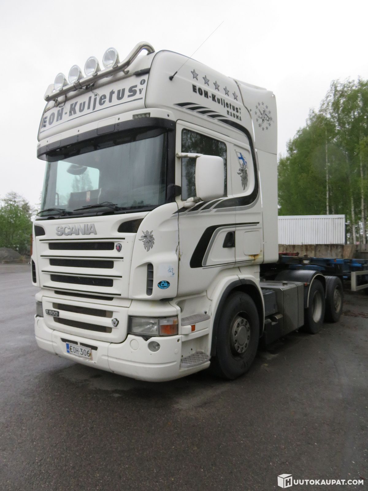 Ulosmitattu Scania R500 Puoliperävaunun vetoauto / Utmätt Scania R500 ...