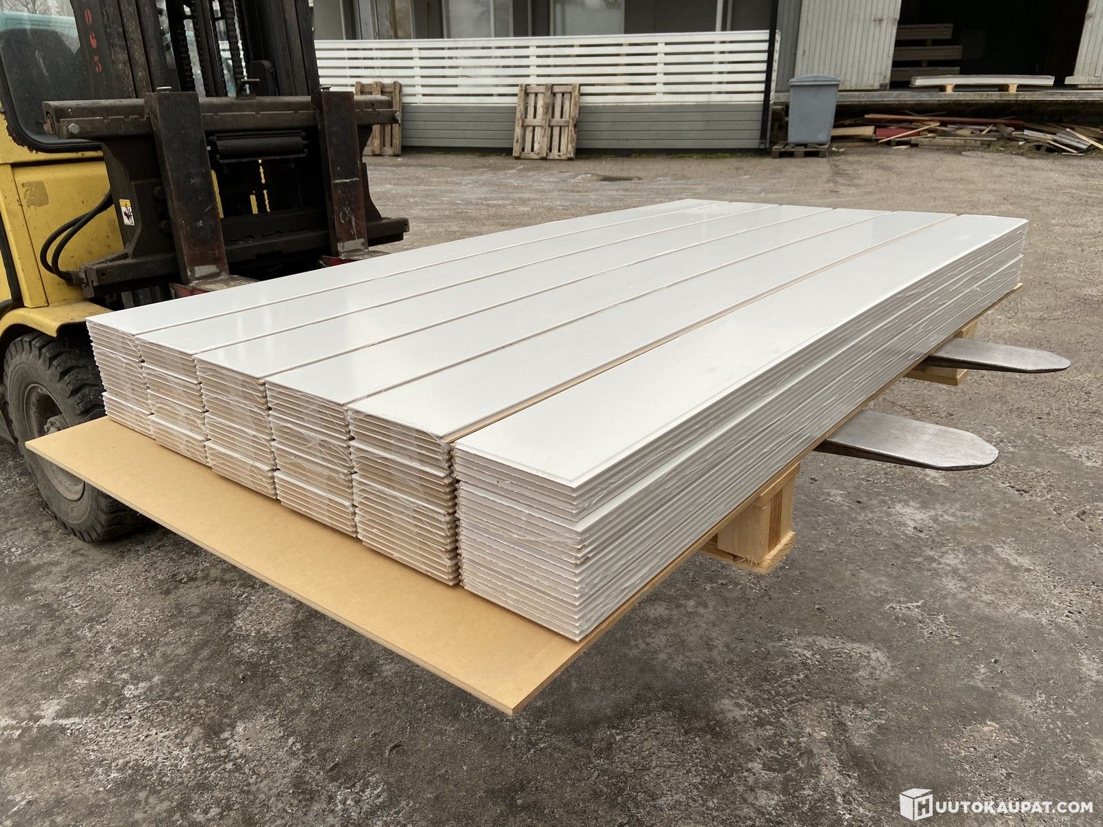 MDF sisustuspaneeli, Valkoinen 8x160, Alavieska | Huutokaupat.com