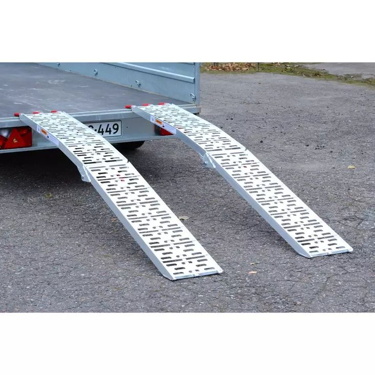 2 vehicle ramps - 680 kg (home delivery) - folding - aluminium - 226 x ...