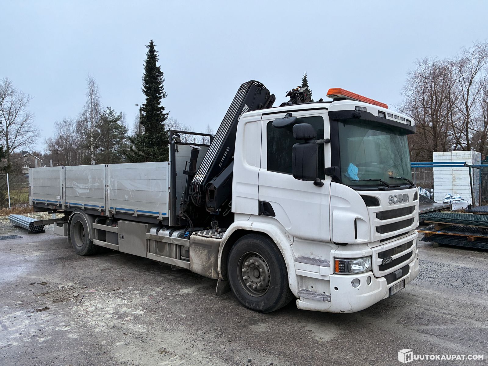 Scania P320, 2016 Kuorma-auto + Hiab nosturi, Tampere | Huutokaupat.com