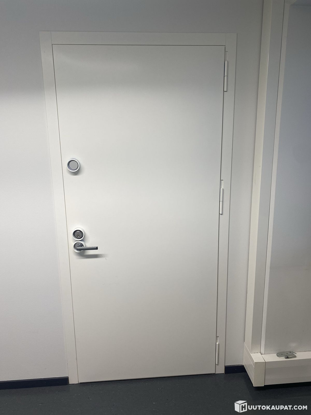 Murtosuojaovi 10 x 21, karmi, valkoinen, Abloy EL593 sähkölukko, Espoo ...