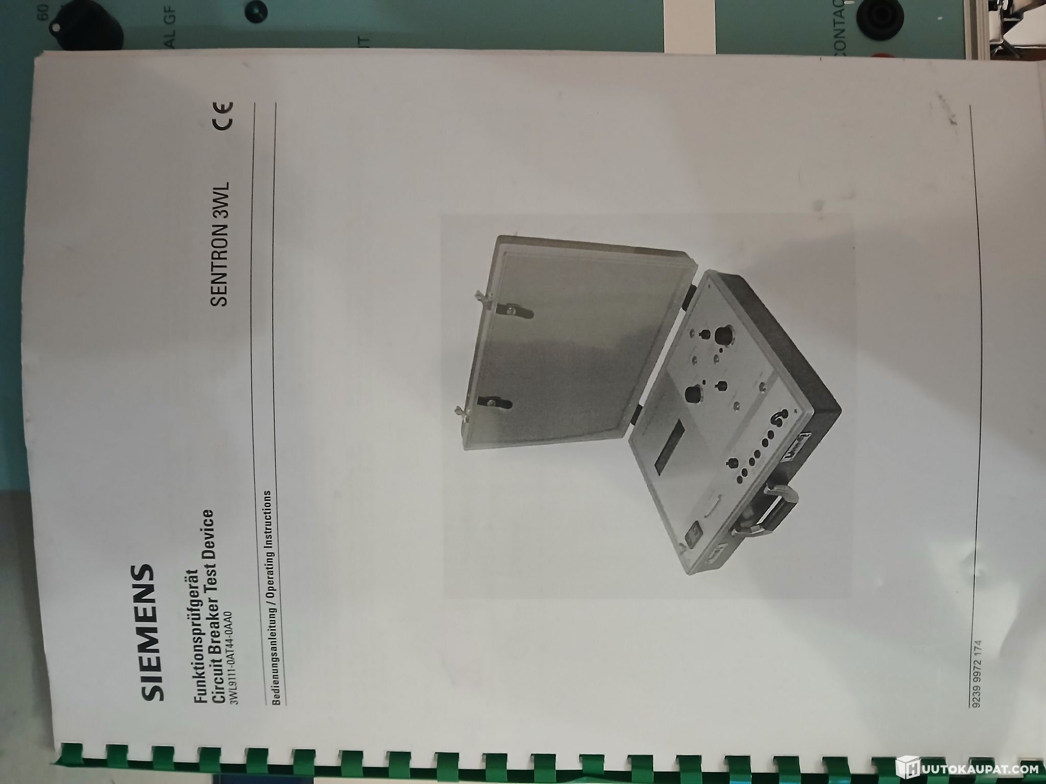 Siemens Sentron 3WL circuit-breaker test kit, Rauma | Huutokaupat.com
