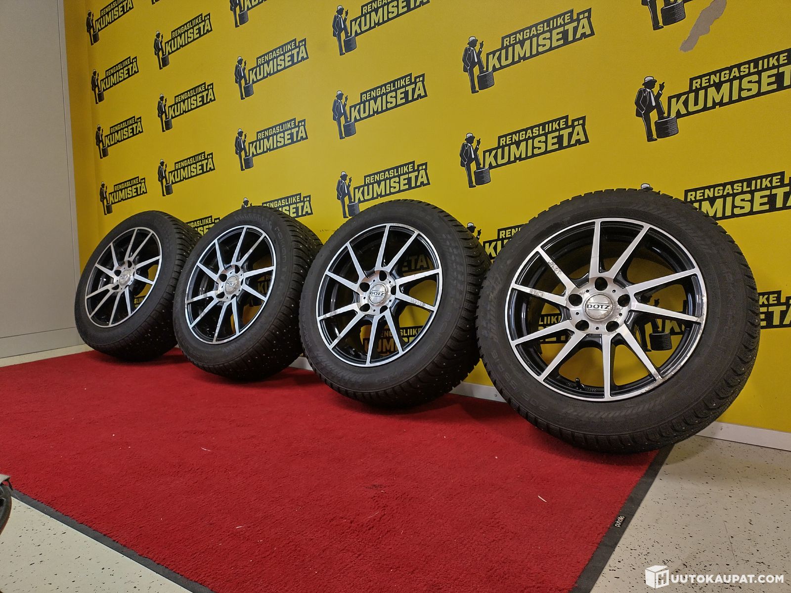 Käytetty Dotz vannesarja 5x112 16" + Nokian Hakkapeliitta 10 ...