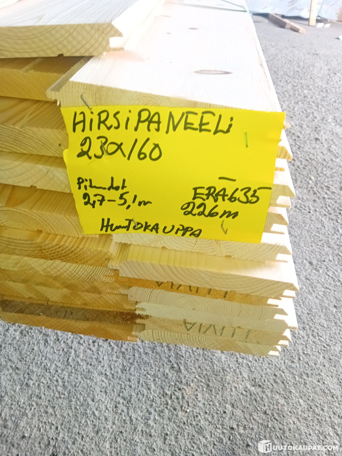 23*160 hirsipaneelia 226m n.31m2 1,50e/m ERÄ 635, Ypäjä | Huutokaupat.com