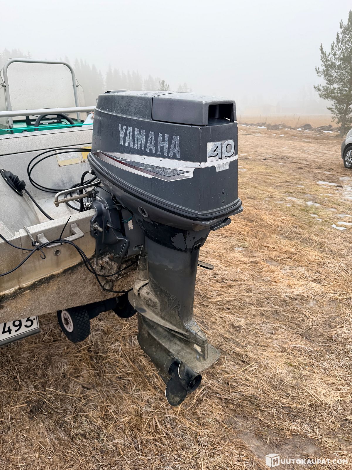 Yamaha 40VETO 6H4 L 55075 vuoden 2000 , 2-tahtinen perämoottori ...