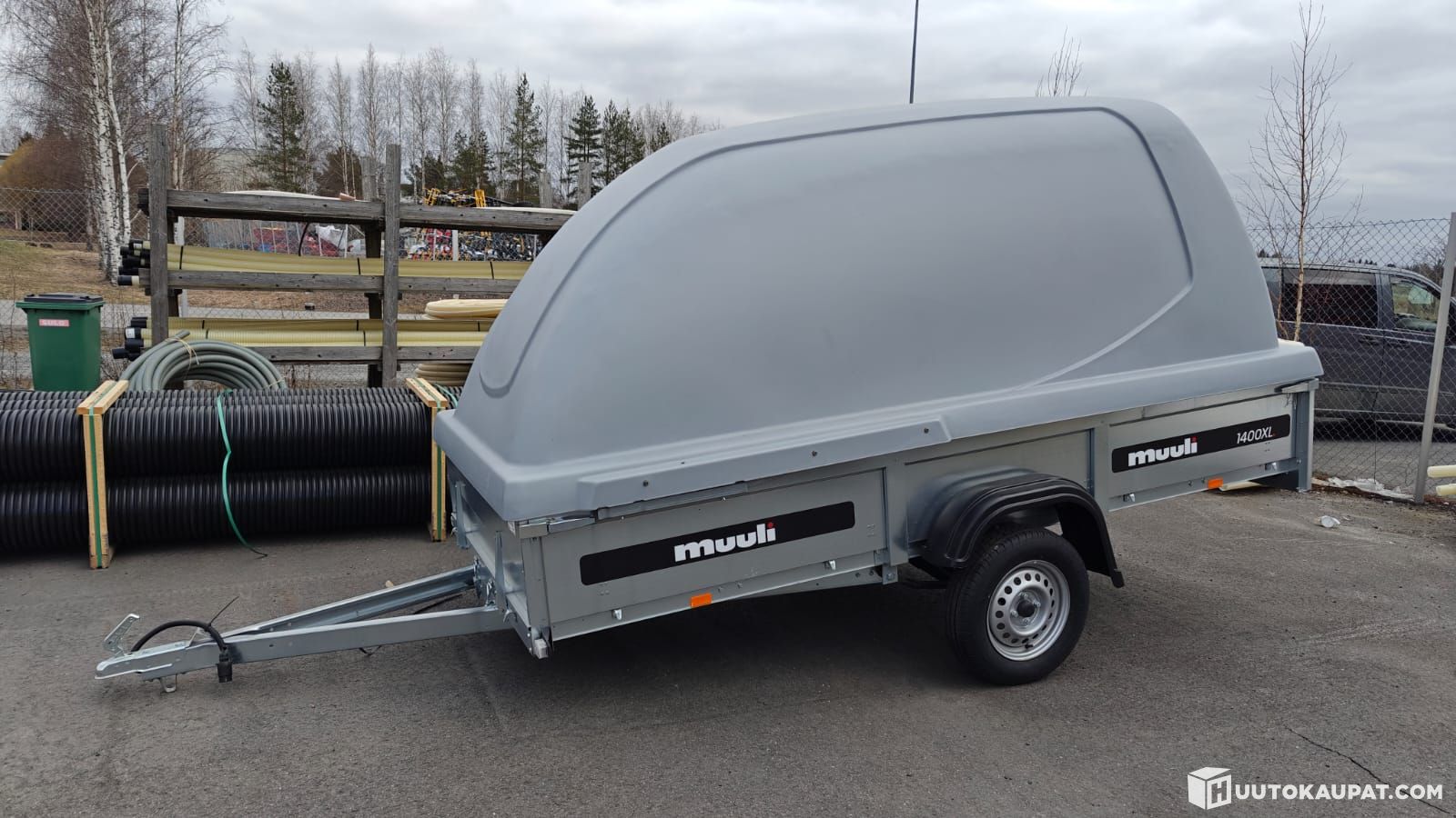 PERÄKÄRRY MUULI 1400XL KUOMULLA uusi ovh 2350€, Huittinen | Huutokaupat.com