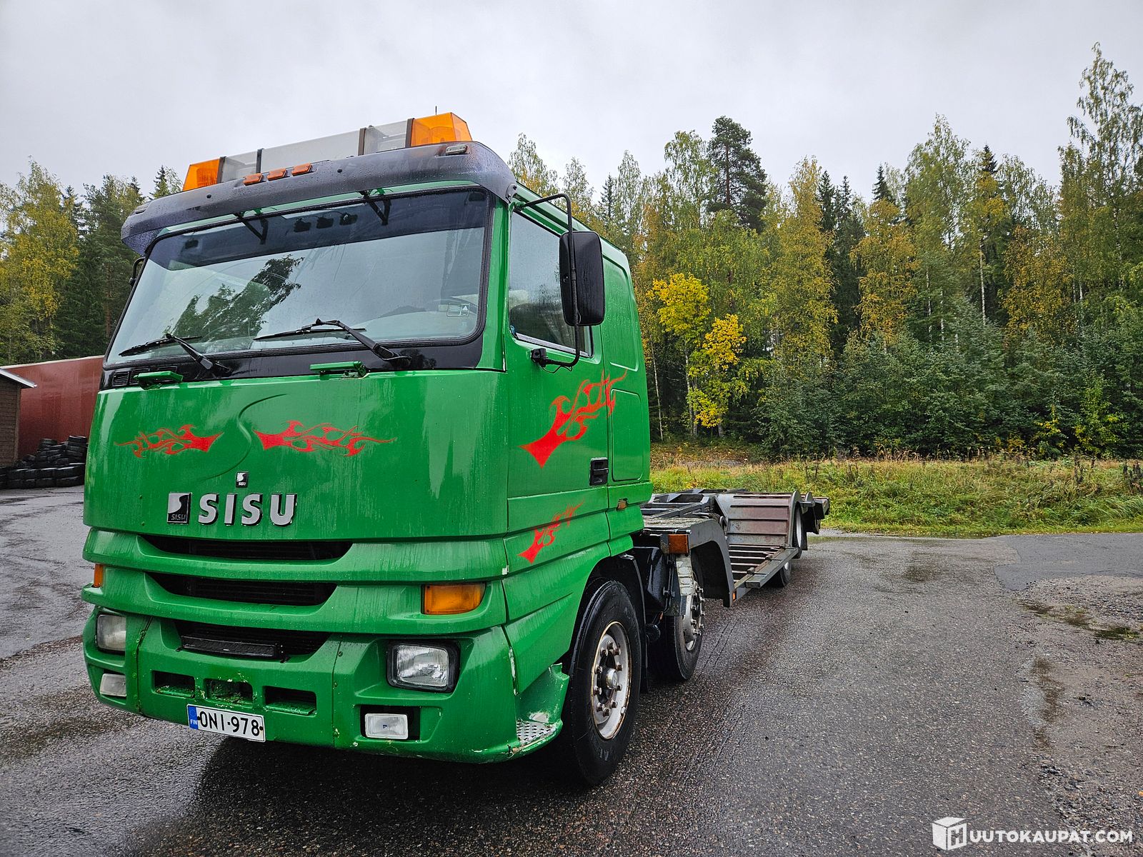 Sisu E14 425 8x2 koneenkuljetusauto, 1996, Viitasaari | Huutokaupat.com