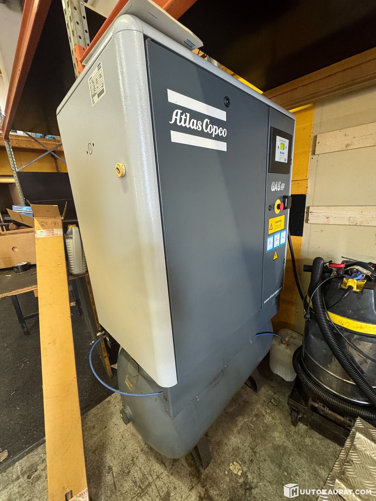 Atlas Copco GA5ff ruuvikompressori, Lahti | Huutokaupat.com