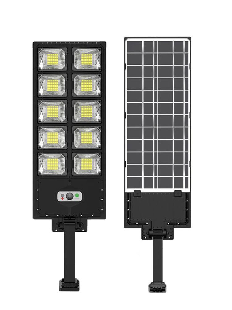 LED-katuvalo 420 LEDiä aurinkopaneelilla ja akulla, hämärä- ja ...