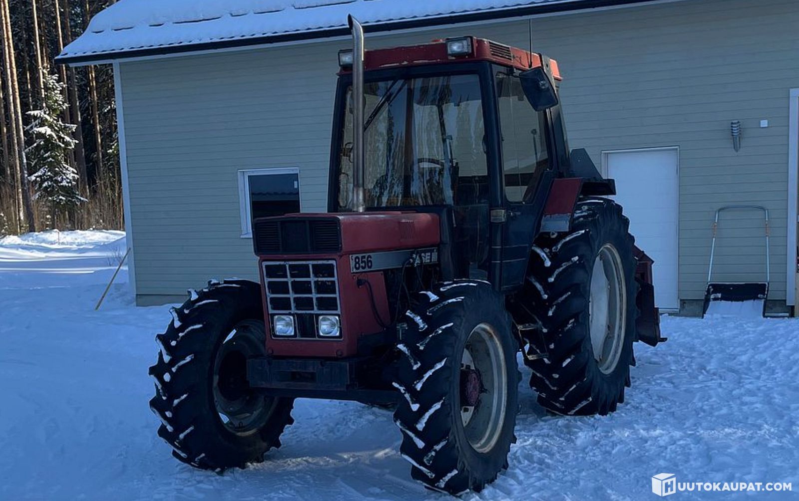 Case IH 856, 4WD tractor 1984 + Vesme TR2 snow blower, Nivala ...