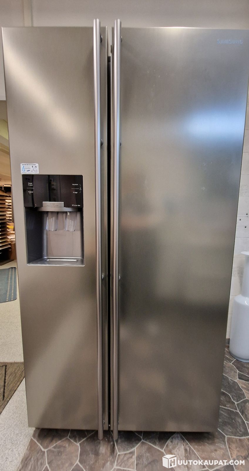 Samsung Side by side jääkaappi RS7547BHCSP, Hämeenlinna | Huutokaupat.com