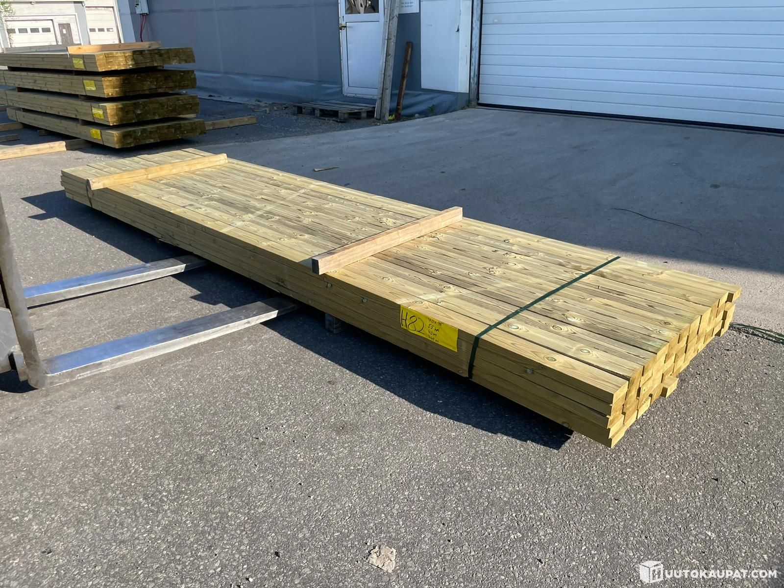 Puutavara painekyllästetty 40x95 245m Erä H82, Seinäjoki | Huutokaupat.com